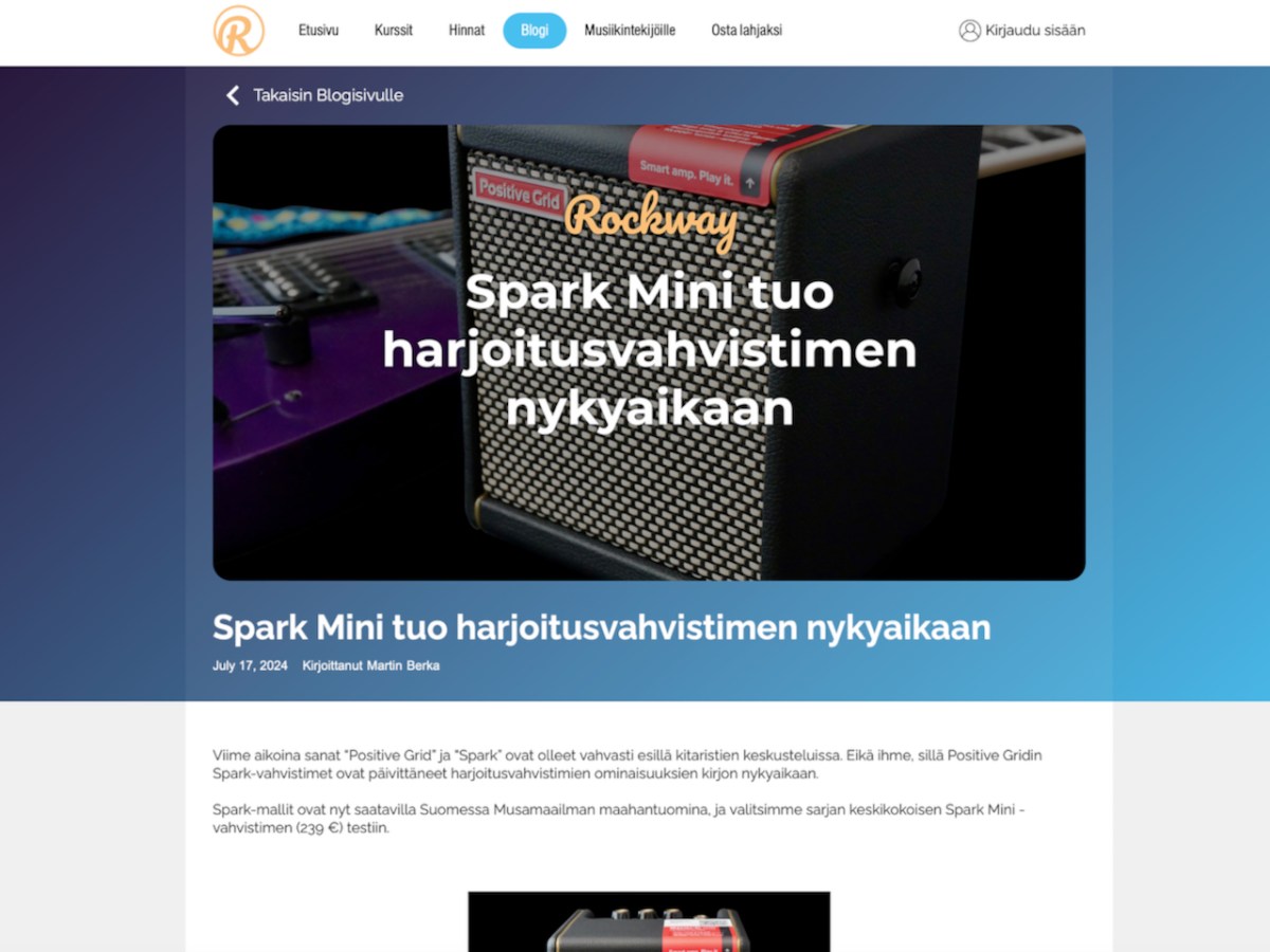 Nyt Rockway-blogissa: Positive Grid Spark Mini – Kitarablogi.com ...